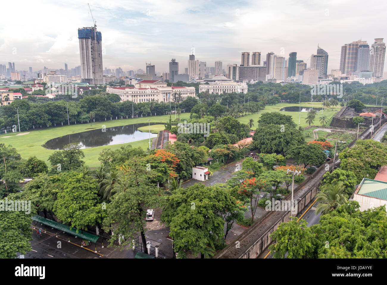 Intramuros aerial hi-res stock photography and images - Alamy