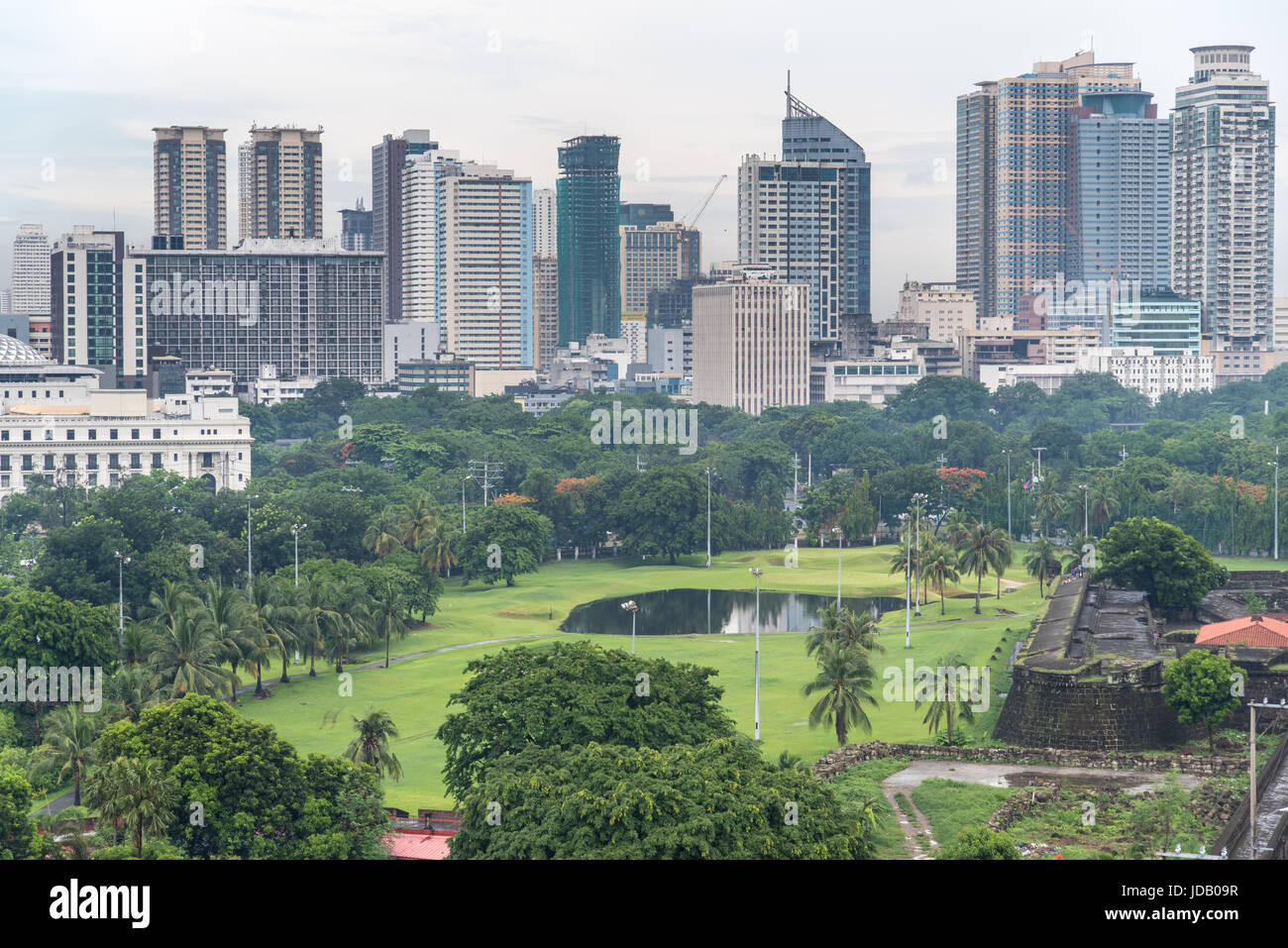 Intramuros aerial hi-res stock photography and images - Alamy