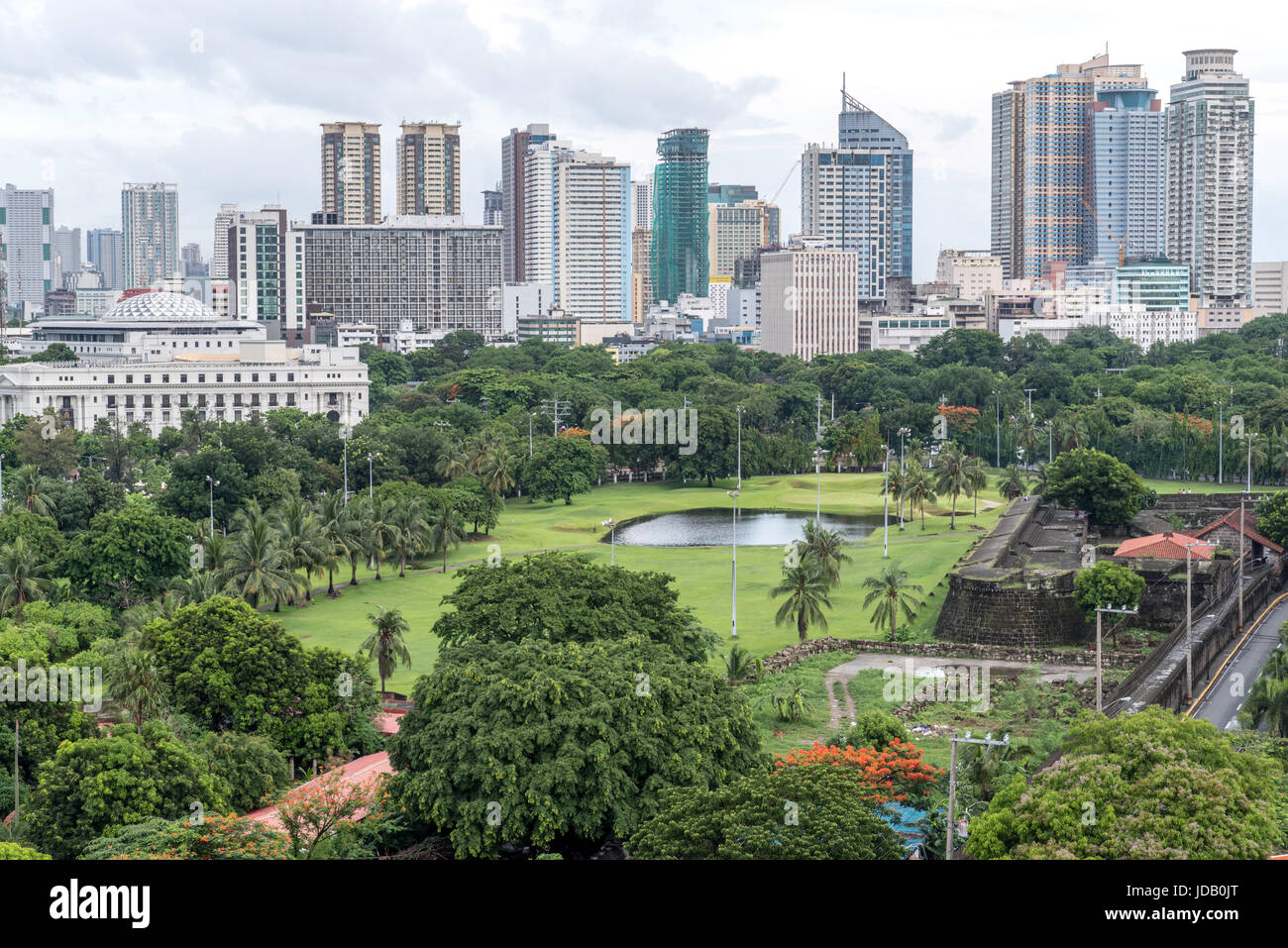 Intramuros aerial hi-res stock photography and images - Alamy