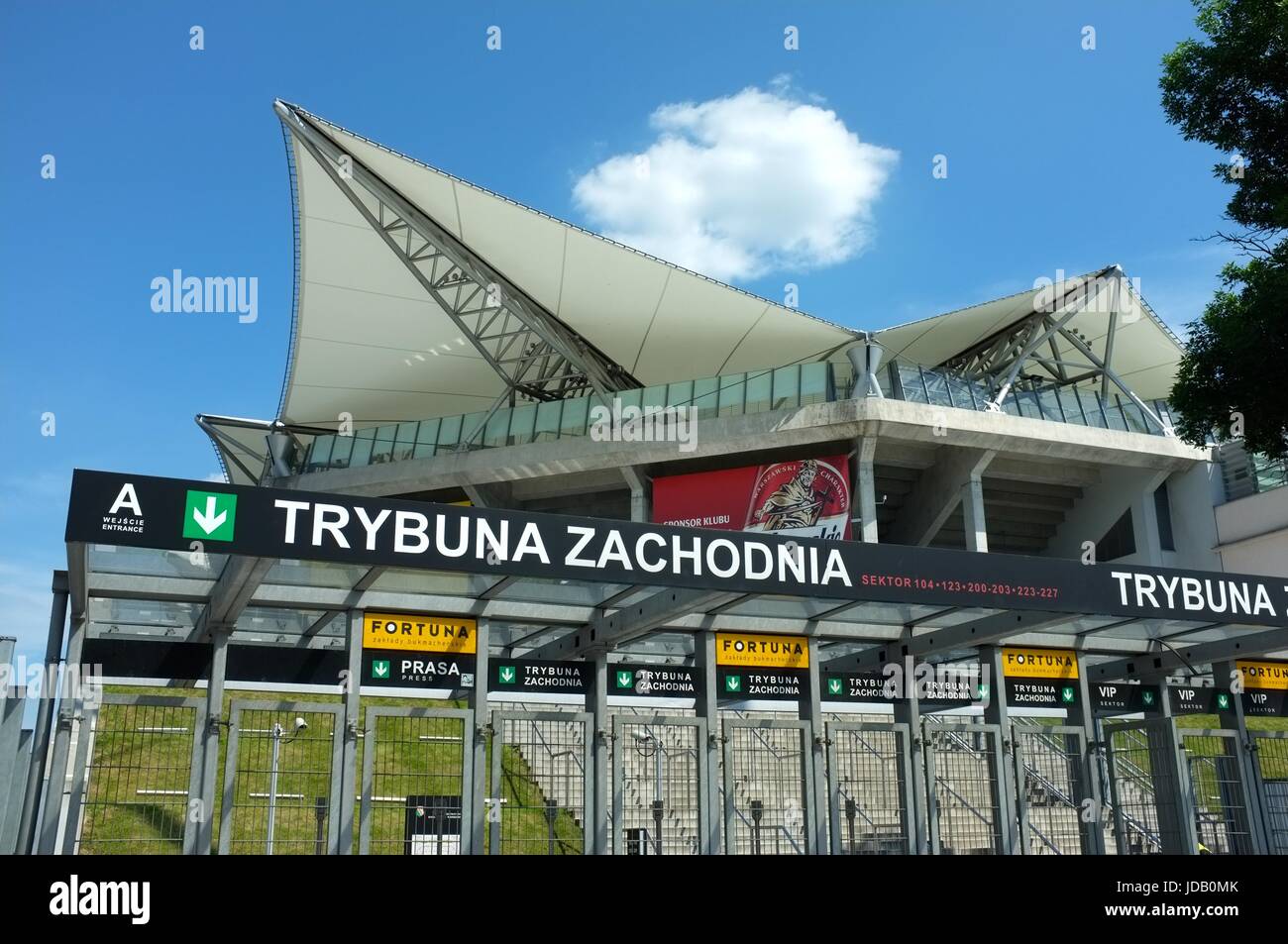 Marshal jozef pilsudski municipal stadium of legia warsaw hi-res stock ...