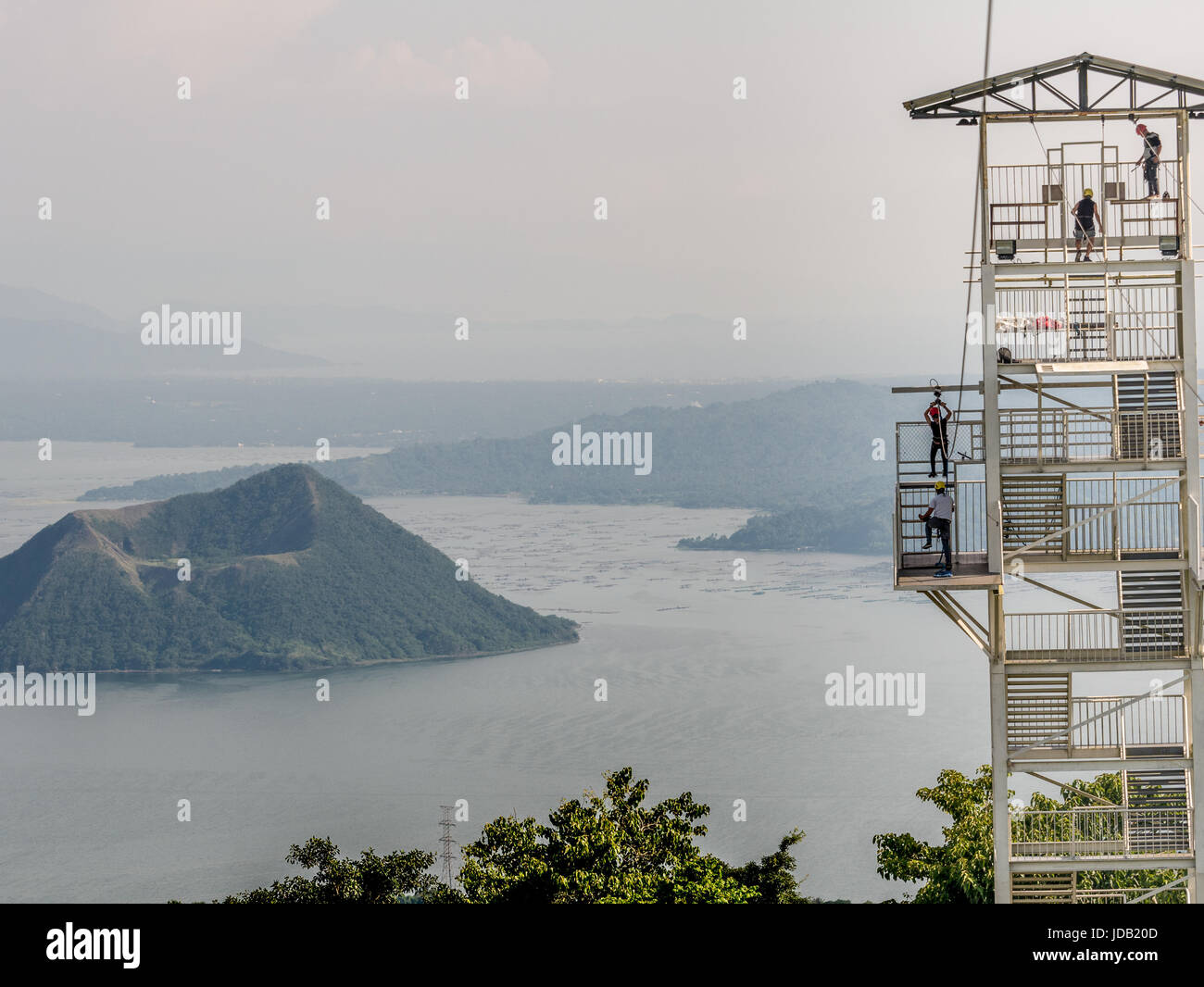 June 17,2017 zip line at Tagaytay Picnic Grove, Tagaytay , Philippines ...