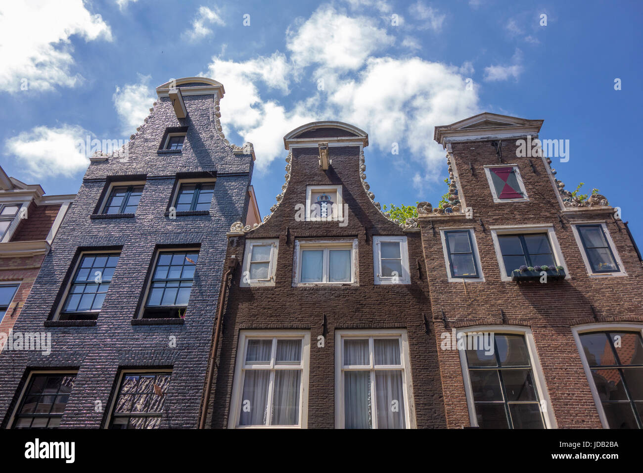 Dutch gable, canal house, Amsterdam Stock Photo - Alamy