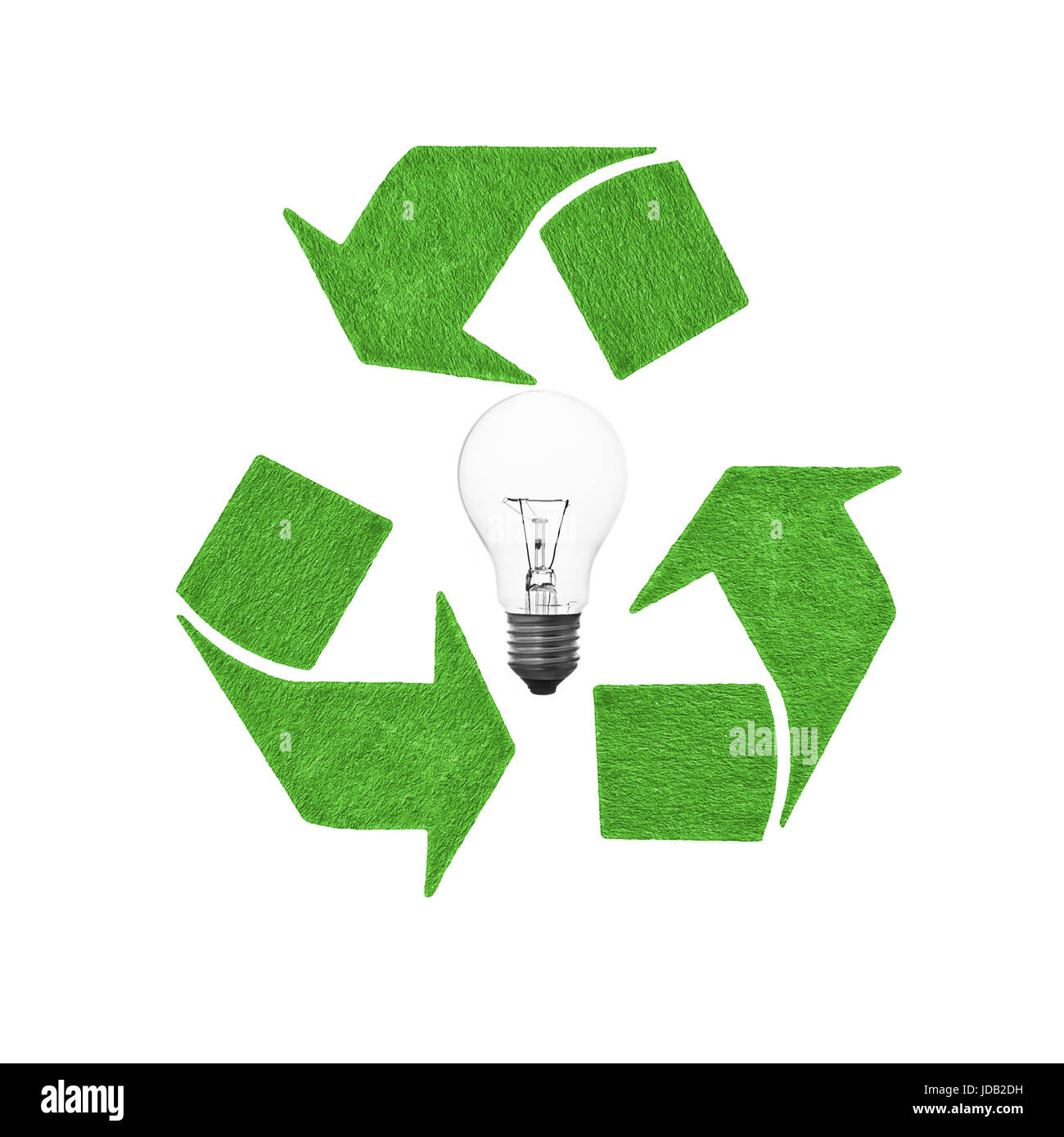 reusable lightbulb and sign, conservation concept Stock Photo - Alamy