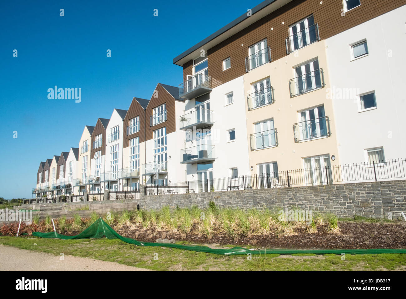 Luxury,apartment,buildings,complex,next,on,Machynys,Peninsula,and ...
