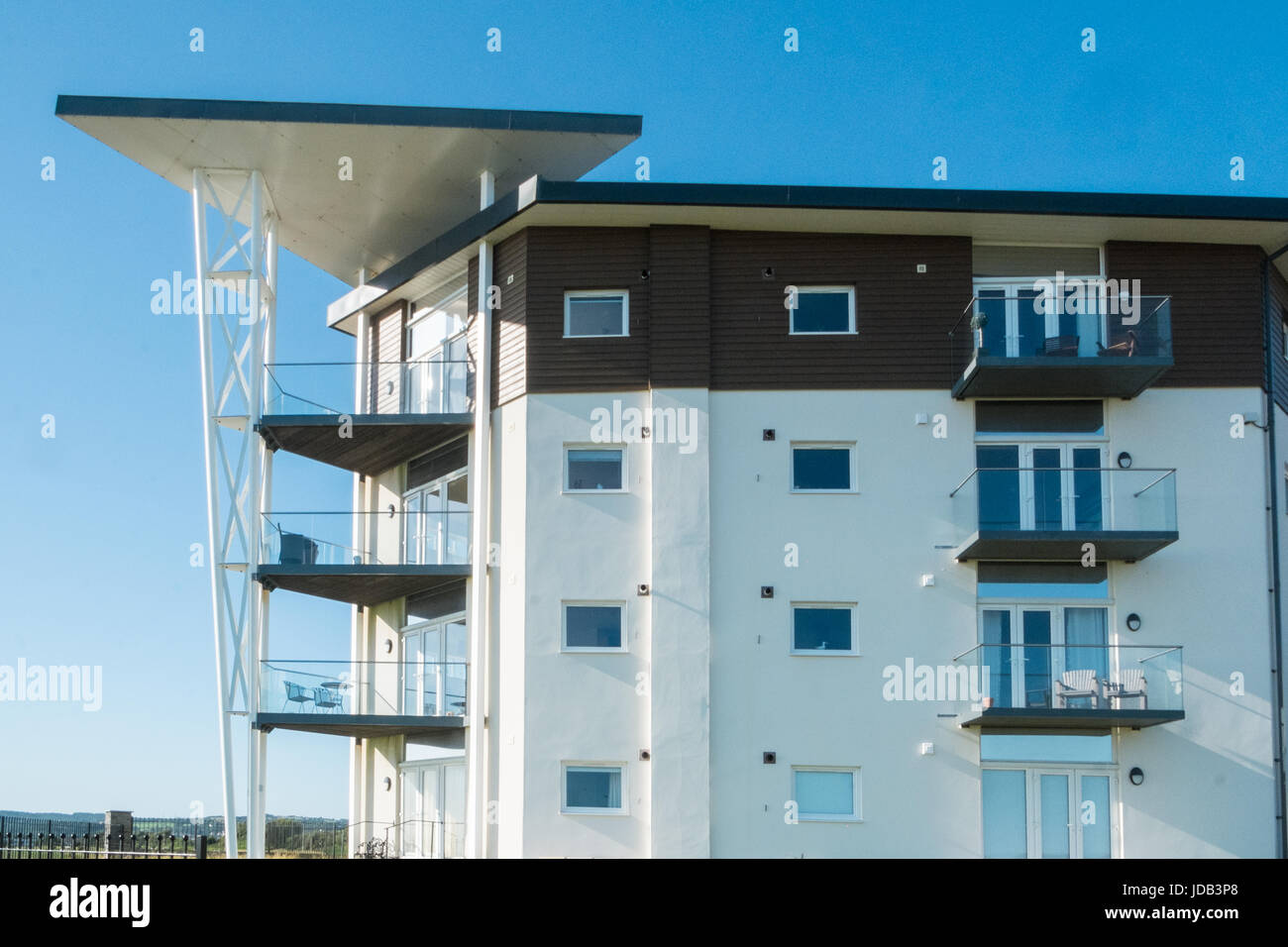 Luxury,apartment,buildings,complex,next,on,Machynys,Peninsula,and ...
