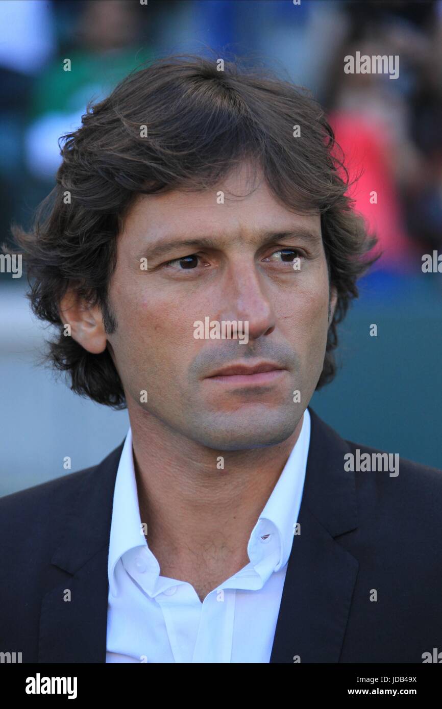 LEONARDO AC MILAN FC COACH CARSON LOS ANGELES CA USA 19 July 2009 Stock ...