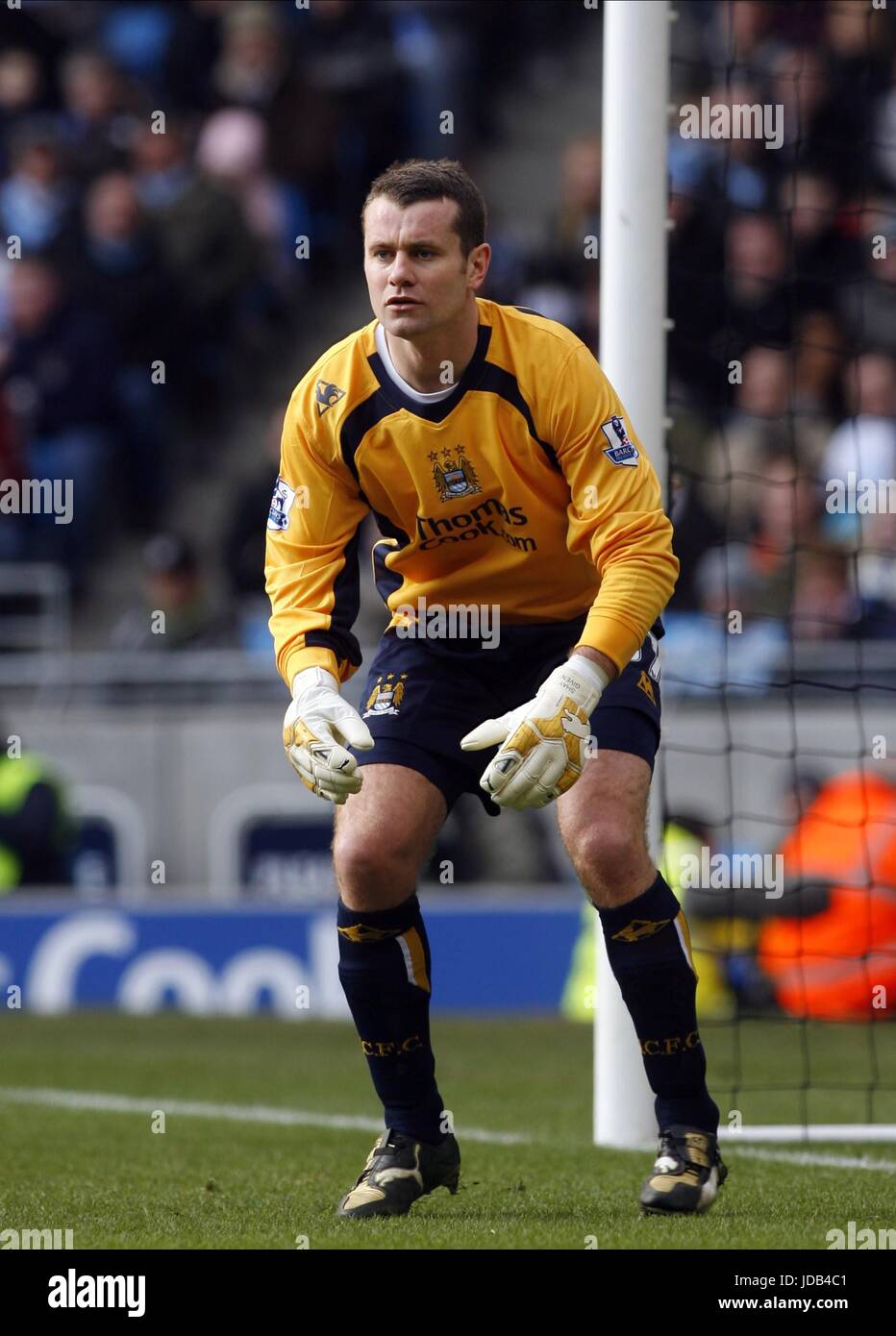 SHAY GIVEN MANCHESTER CITY FC CITY OF MANCHESTER STADIUM MANCHESTER ...