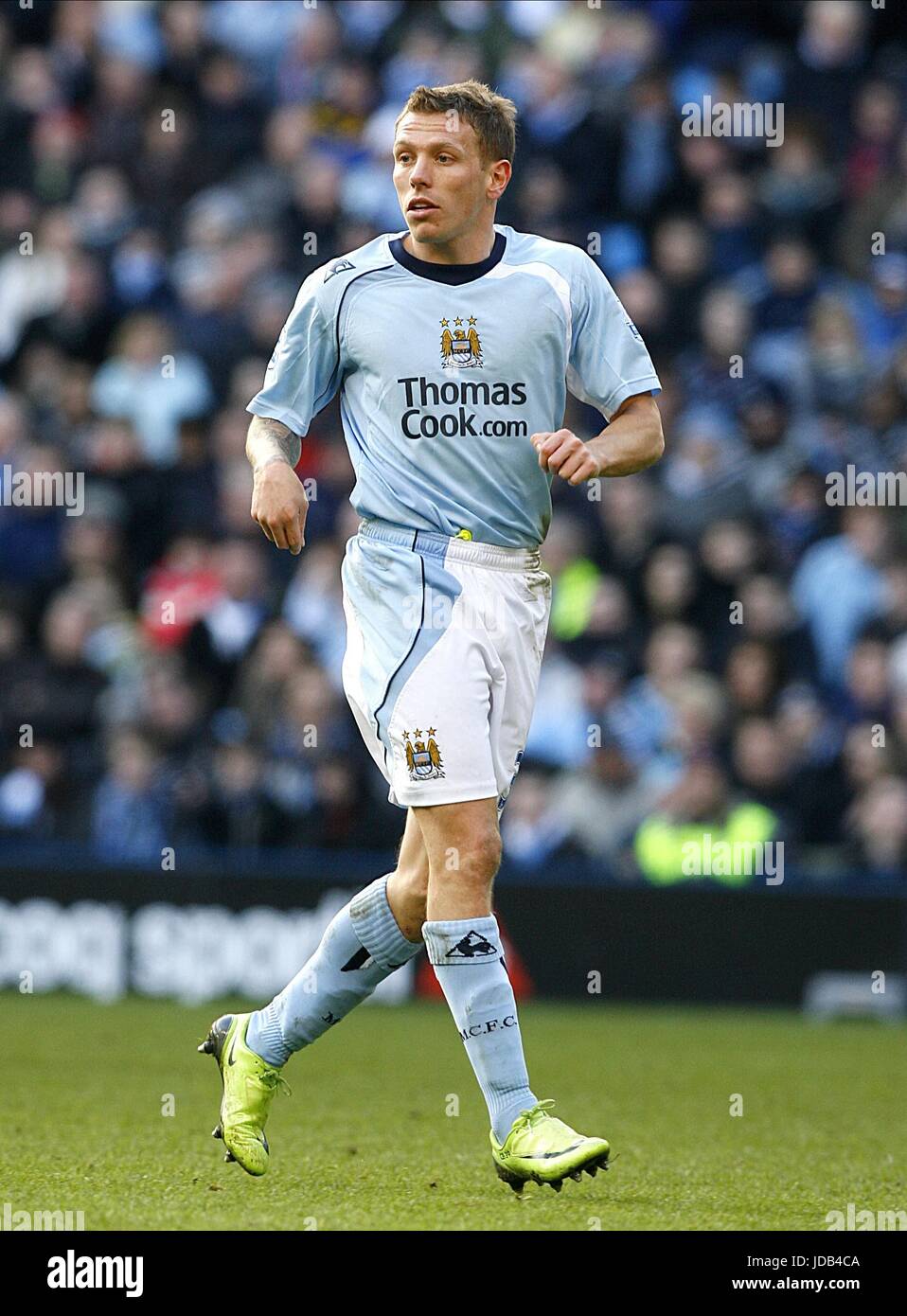 CRAIG BELLAMY MANCHESTER CITY FC CITY OF MANCHESTER STADIUM MANCHESTER ...