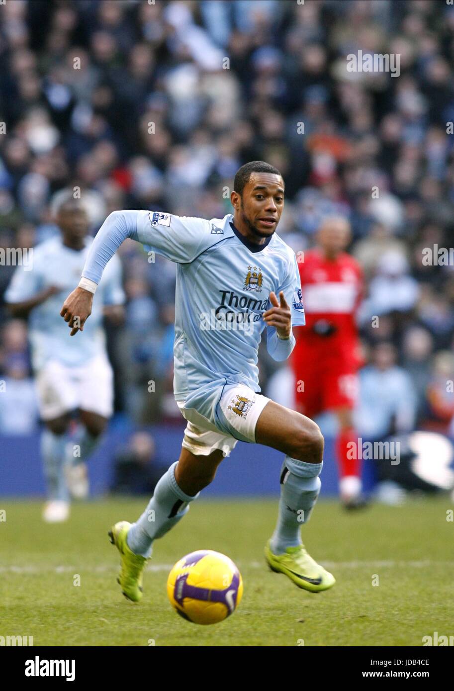ROBINHO MANCHESTER CITY FC CITY OF MANCHESTER STADIUM MANCHESTER ...
