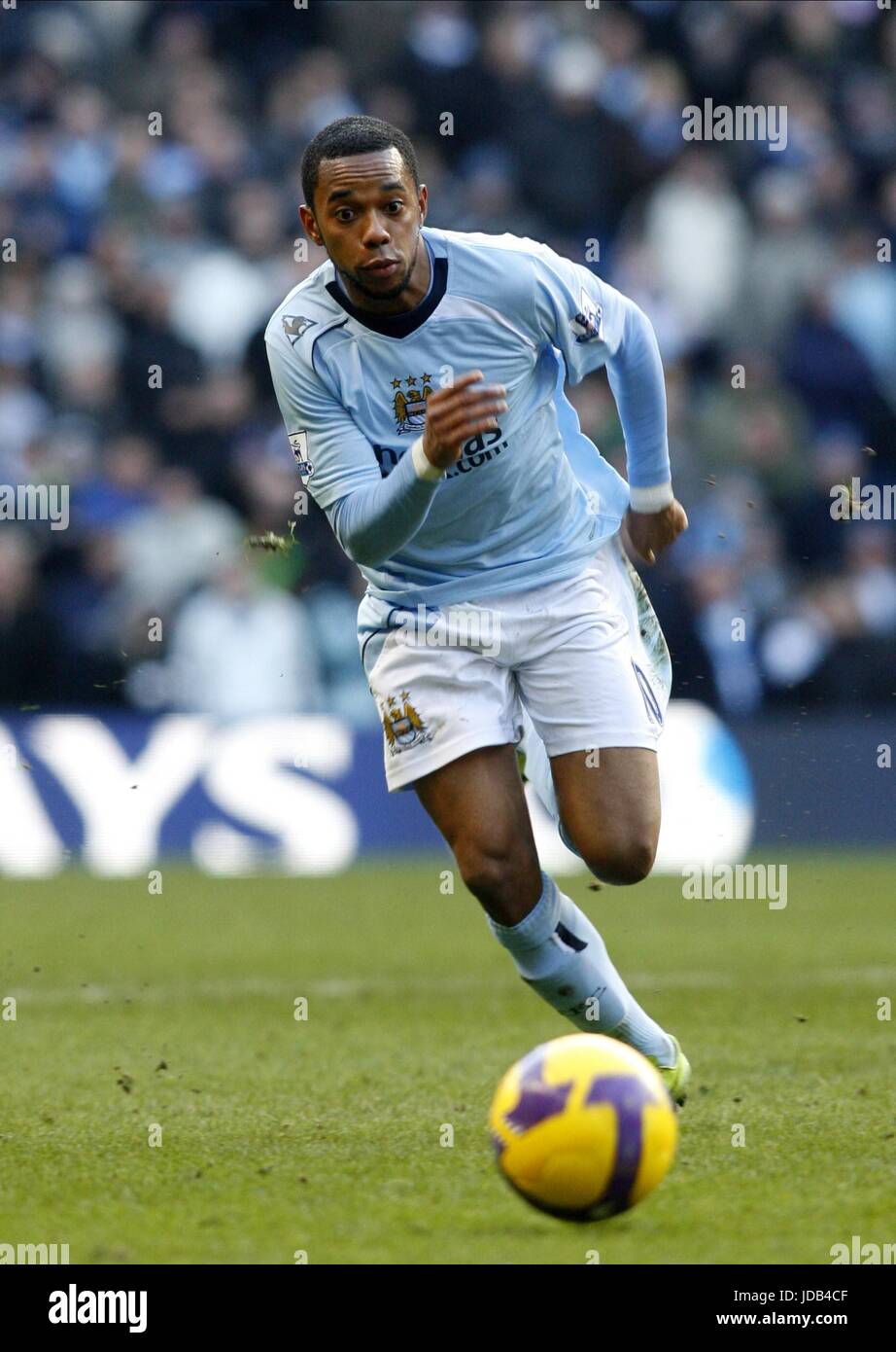 ROBINHO MANCHESTER CITY FC CITY OF MANCHESTER STADIUM MANCHESTER ...