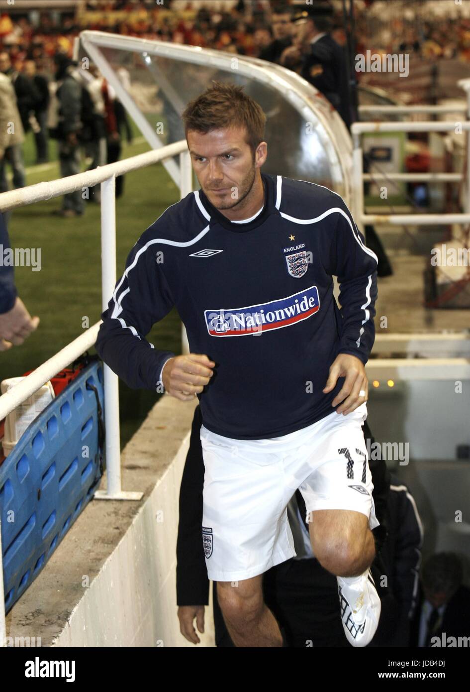 DAVID BECKHAM ENTERS THE PITCH SPAIN V ENGLAND ESTADIO RAMON SANCHEZ ...