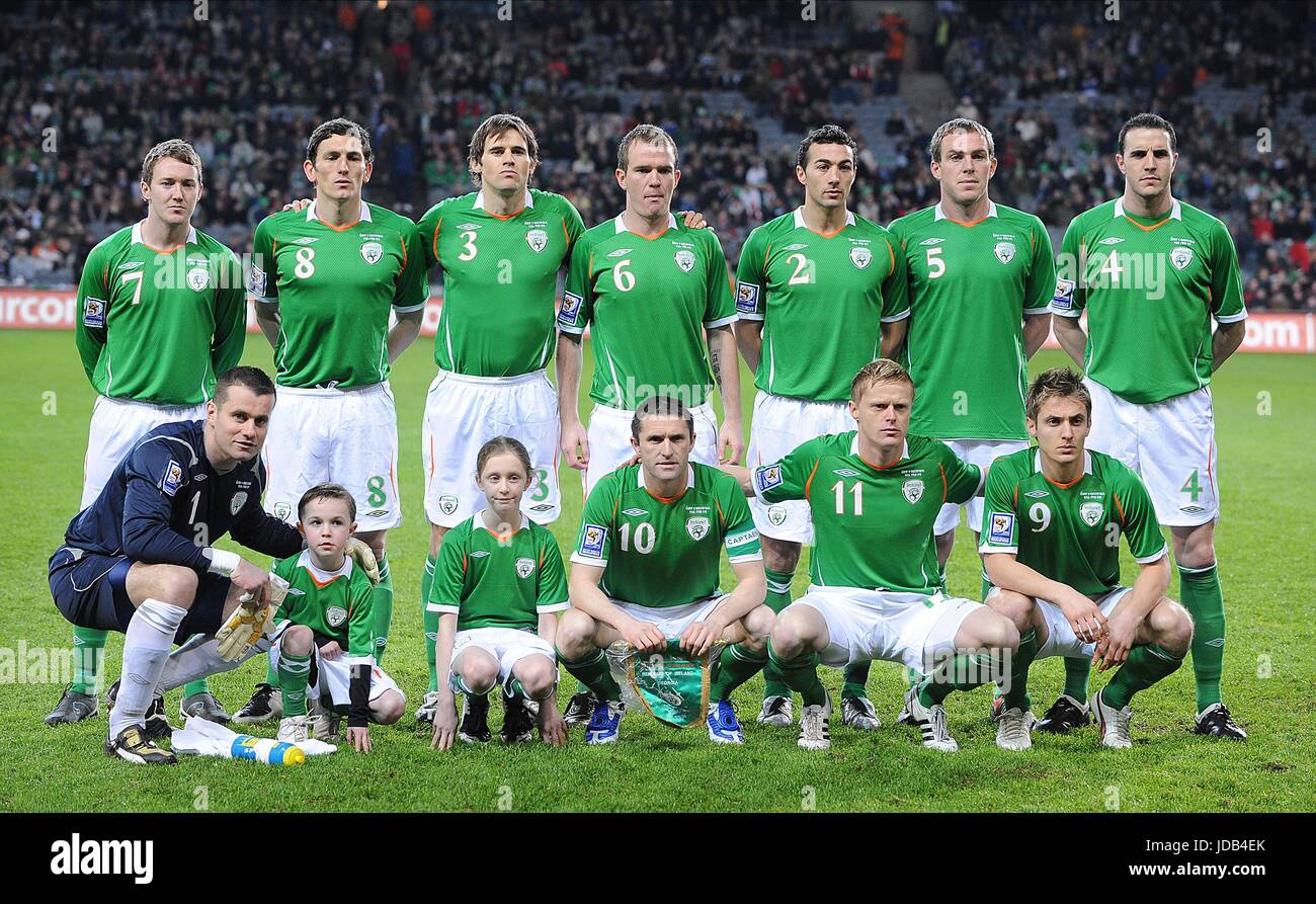 REPUBLIC OF IRELAND TEAM GROUP REP OF IRELAND V GEORGIA CROKE PARK ...