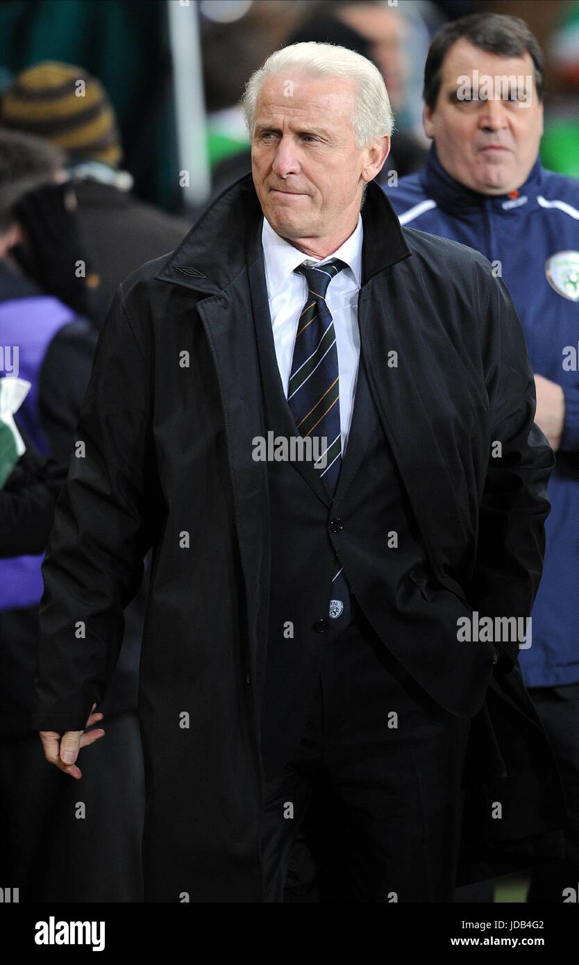 GIOVANNI TRAPATTONI REPUBLIC OF IRELAND COACH CROKE PARK DUBLIN IRELAND ...