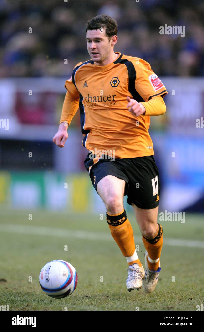 MATTHEW JARVIS WOLVERHAMPTON WANDERERS FC TURF MOOR BURNLEY ENGLAND 14 ...