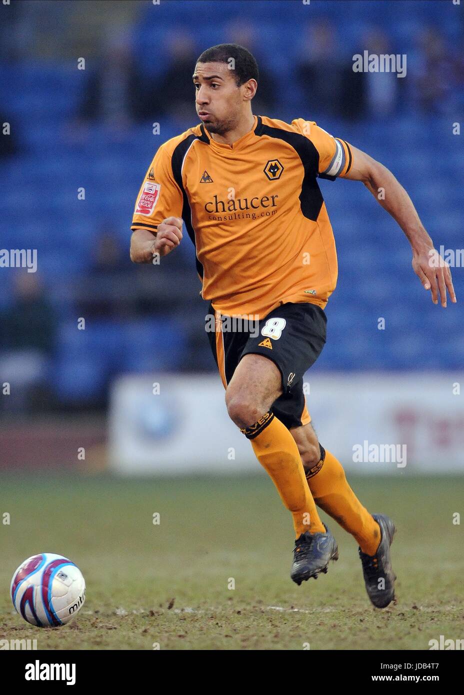 KARL HENRY WOLVERHAMPTON WANDERERS FC TURF MOOR BURNLEY ENGLAND 14 ...