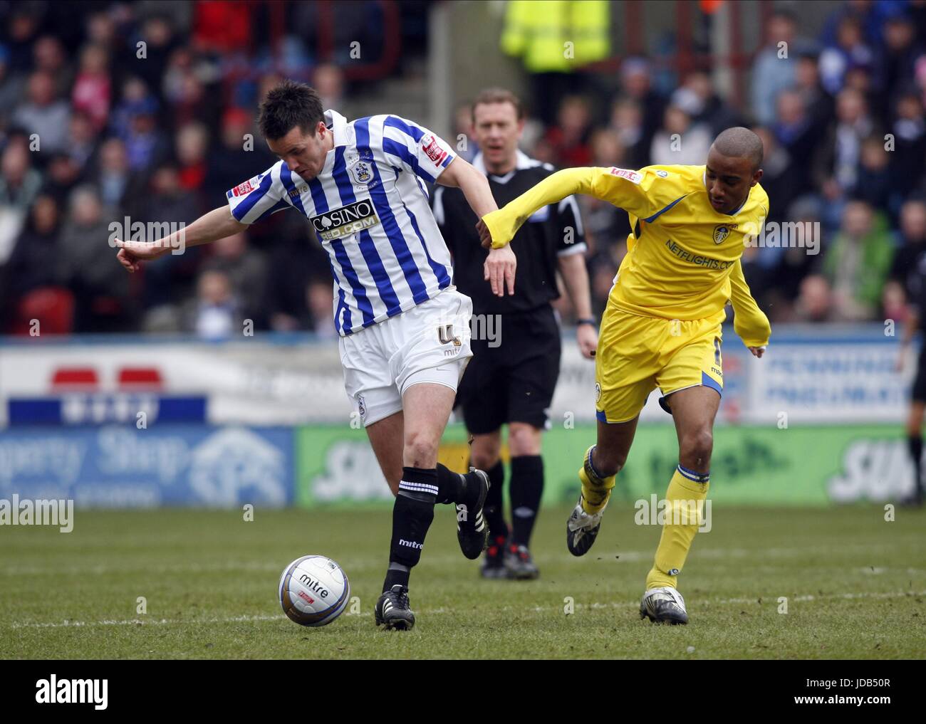 MICHAEL COLLINS & FABIAN DELPH HUDDERSFIELD TOWN V LEEDS UTD THE ...