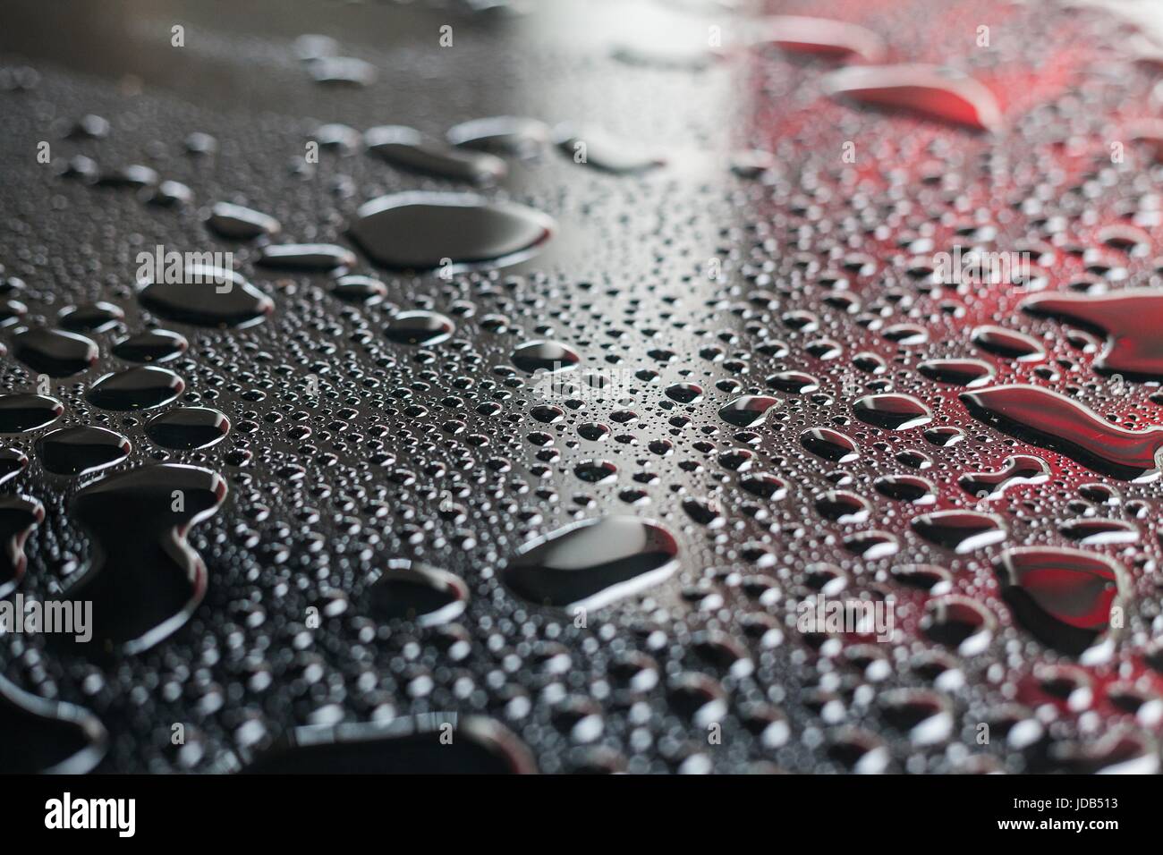 Water Droplets from rain water indicating raining season Stock Photo ...