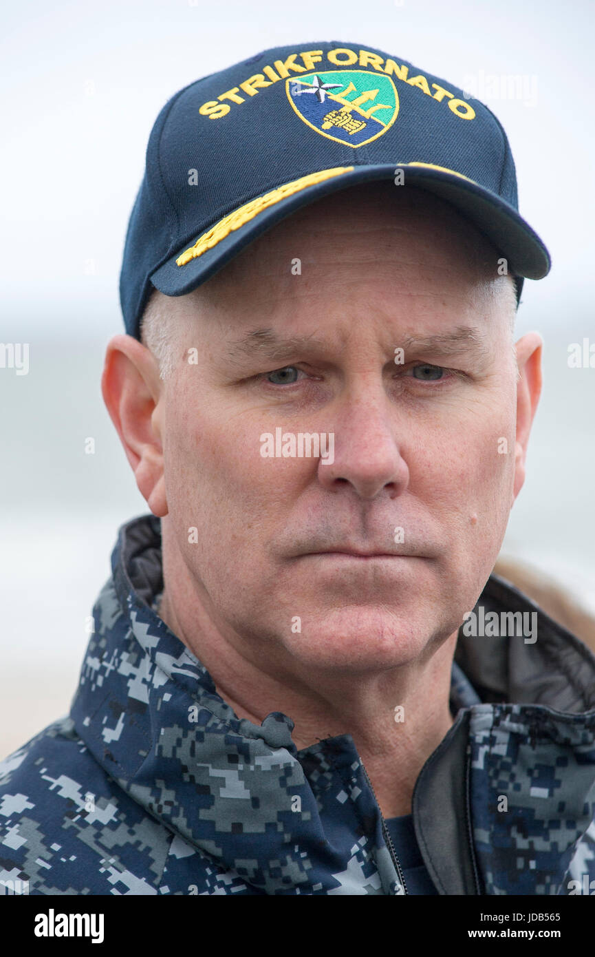Vice Admiral Christopher Grady U.S. 6th Fleet Commander, Naval Striking ...
