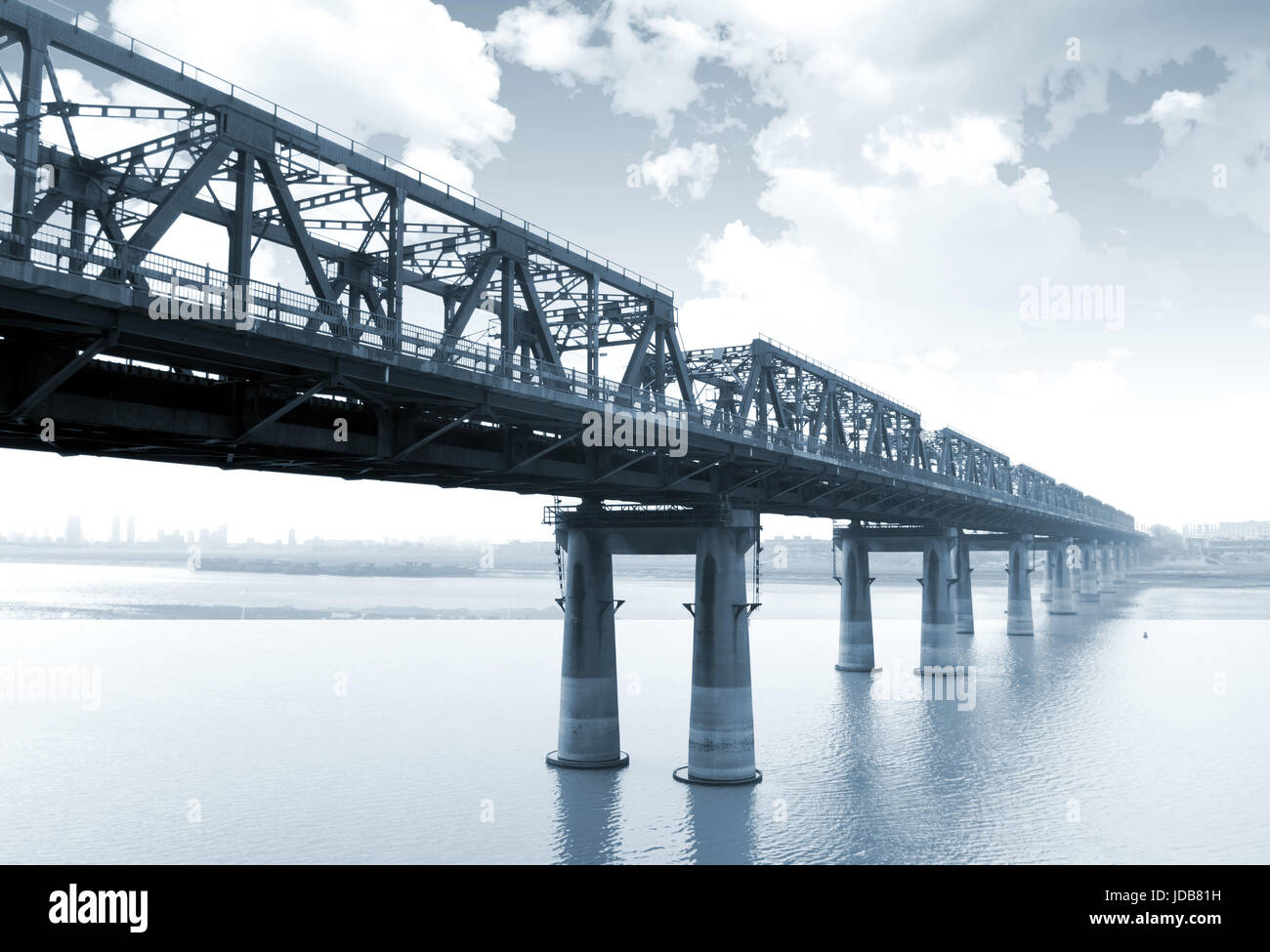 The city's bridges, modern architecture Stock Photo - Alamy
