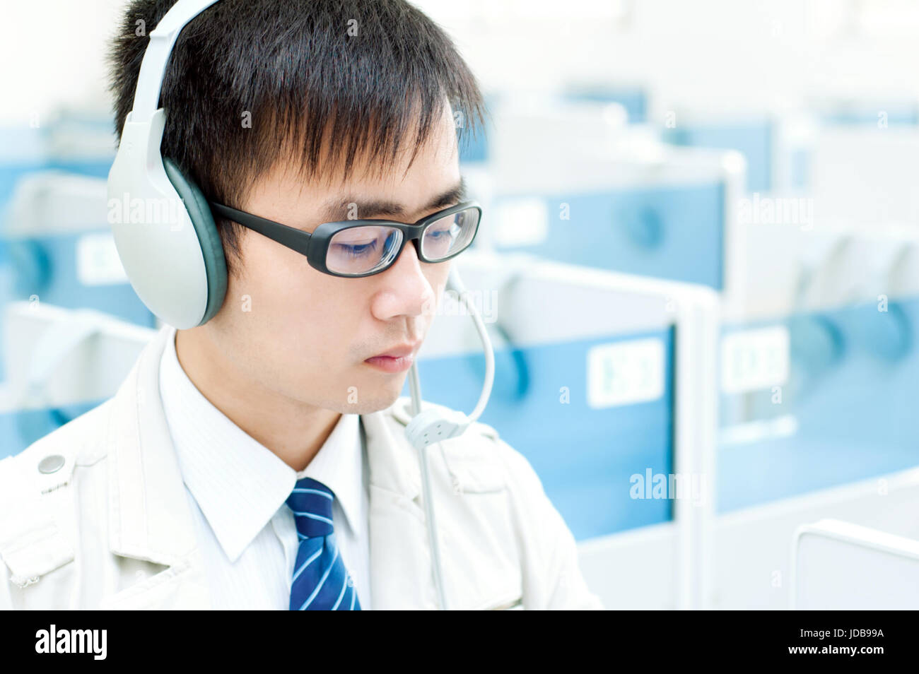 Language lab headphones hi-res stock photography and images - Alamy