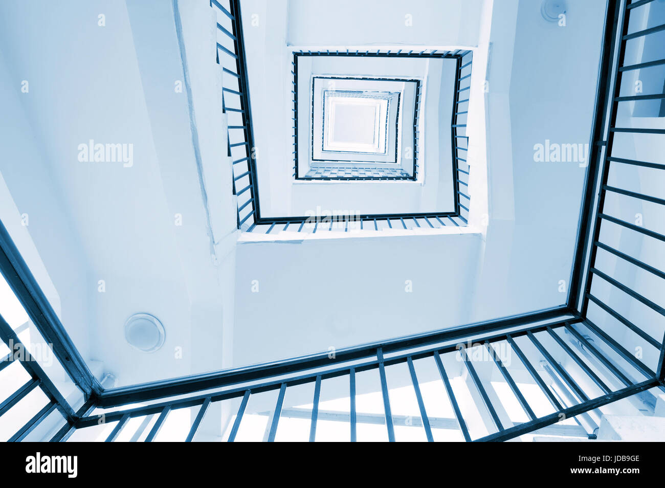 Rectangular rotating ladder, step by step, there is sense of ...