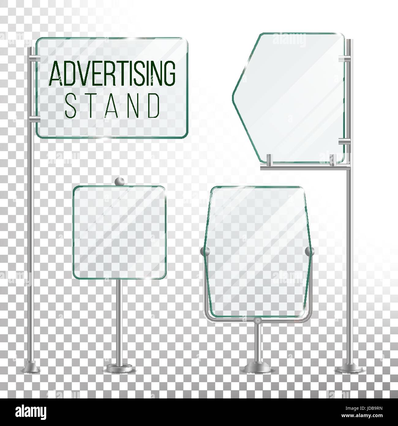 Large screen advert display Stock Vector Images - Alamy