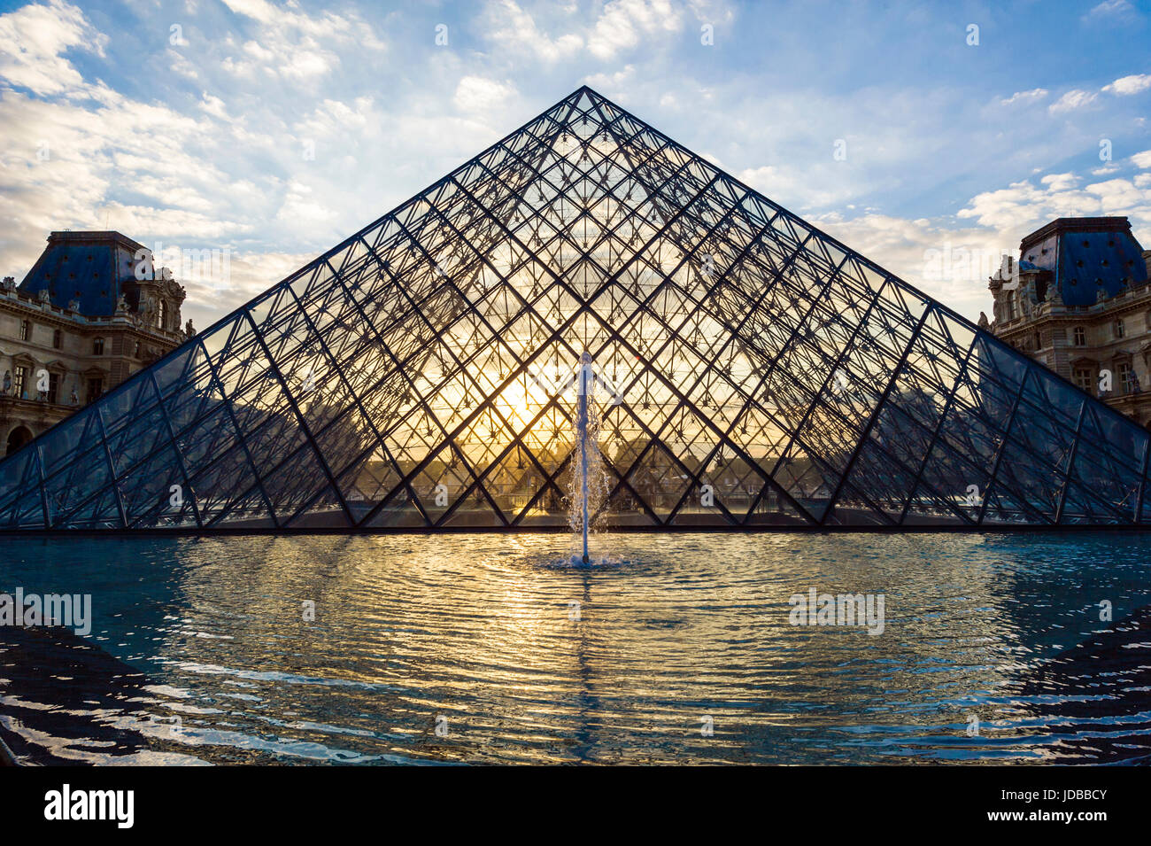 Louvre Palace Pyramid Detail High Resolution Stock Photography and ...