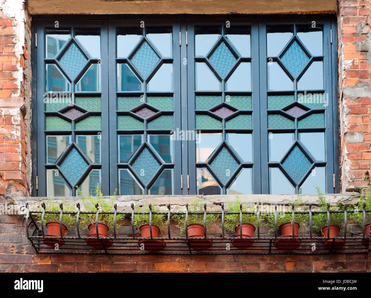 Shanghai, China, is very characteristic of a window Stock Photo - Alamy