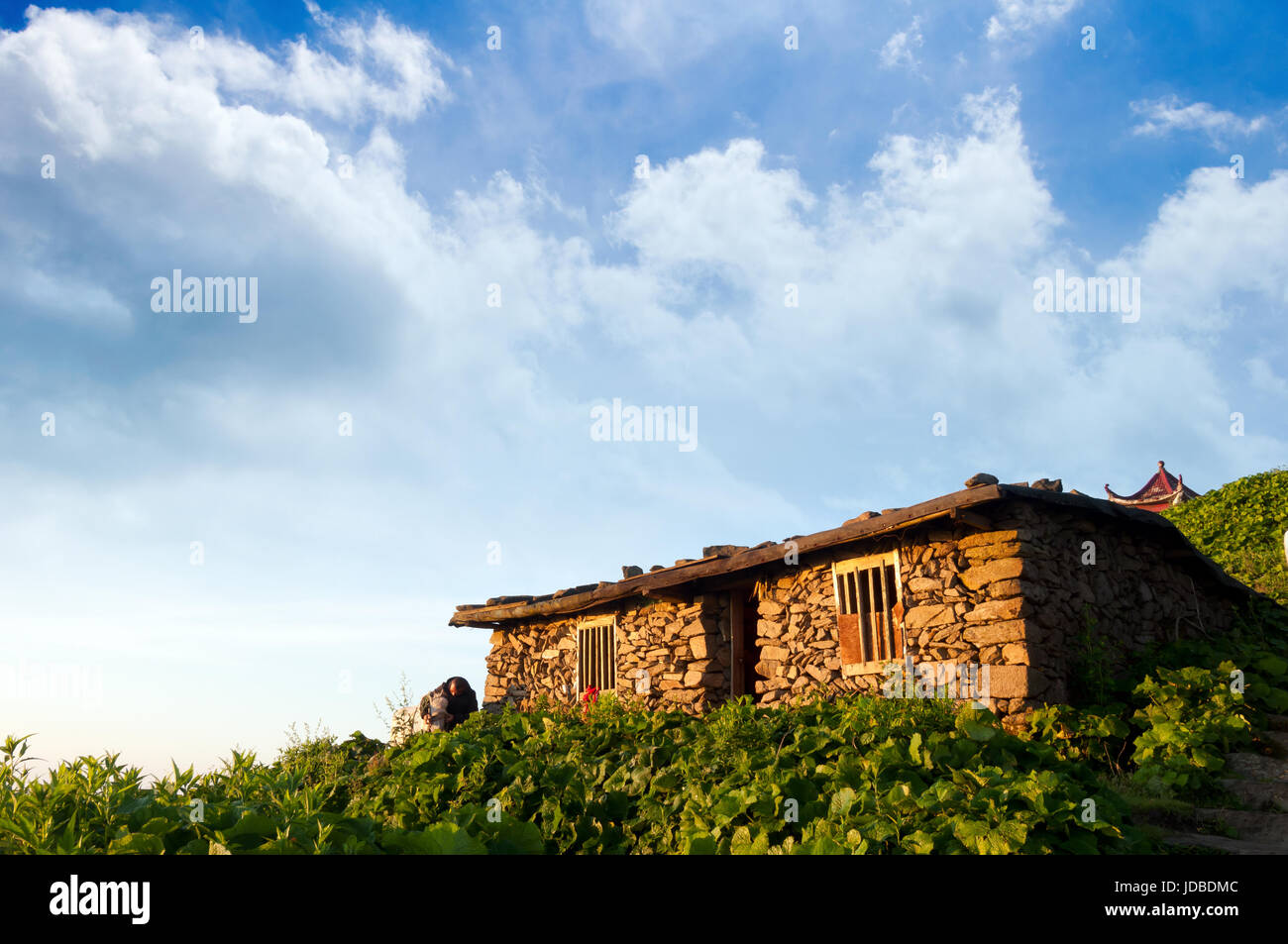 Very steep mountains, misty, very beautiful picture Stock Photo - Alamy