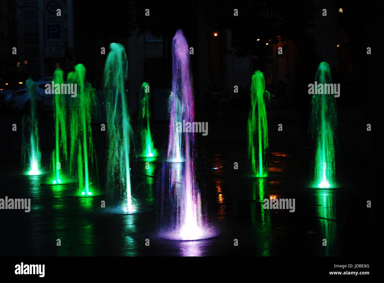 Fountain of colors hi-res stock photography and images - Alamy