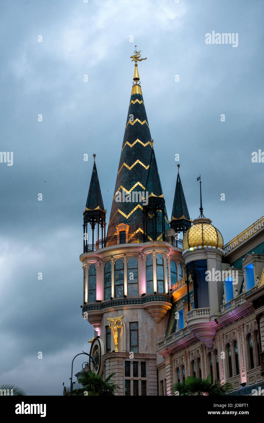 Europe Square late evening view,Batumi,Georgia Stock Photo - Alamy