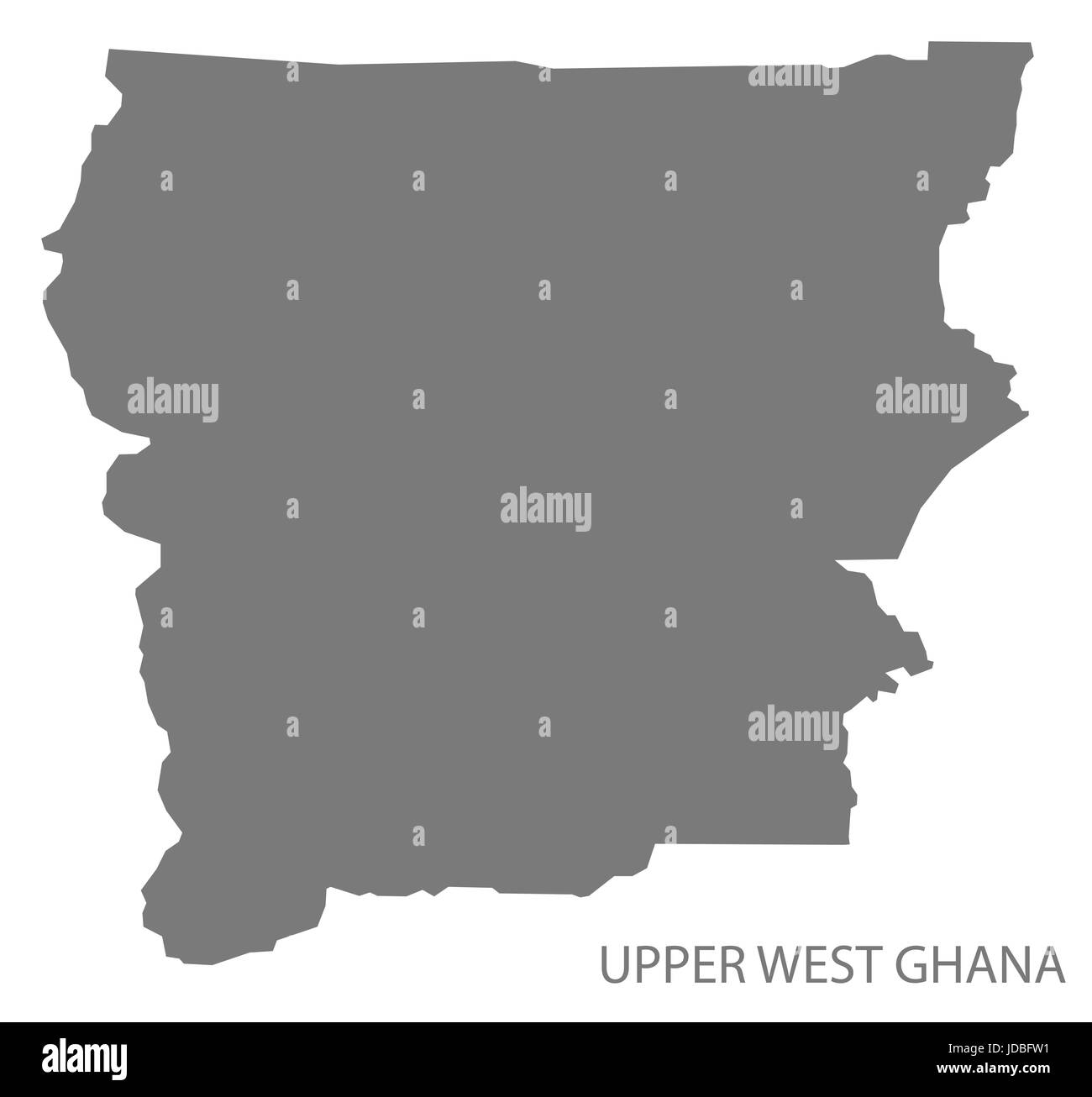 Administrative divisions of ghana map hi-res stock photography and ...