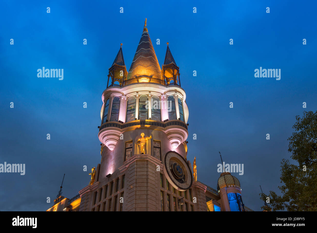 Europe Square late evening view,Batumi,Georgia Stock Photo - Alamy