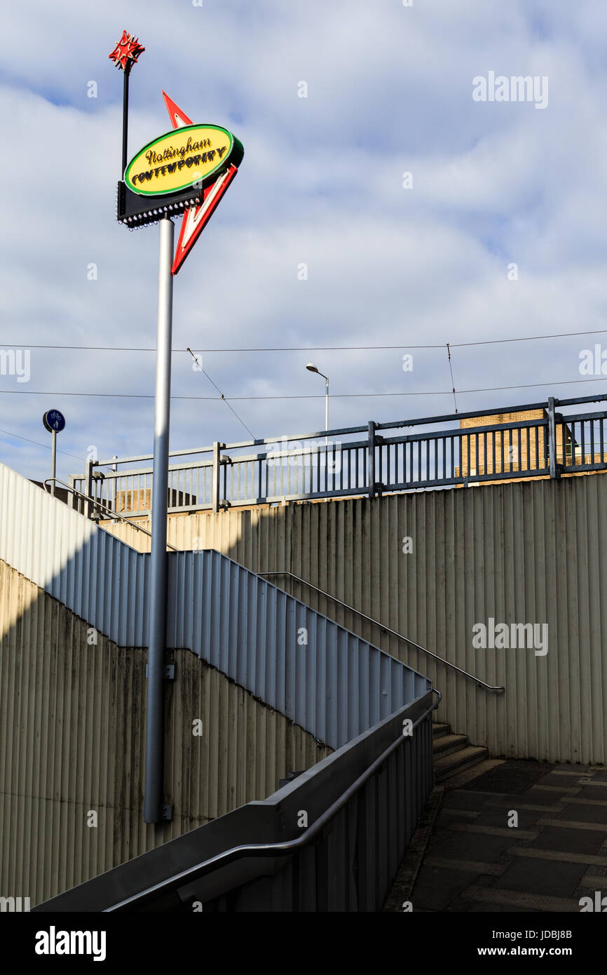 NOTTINGHAM, ENGLAND - JUNE 17: Nottingham Contemporary art centre ...