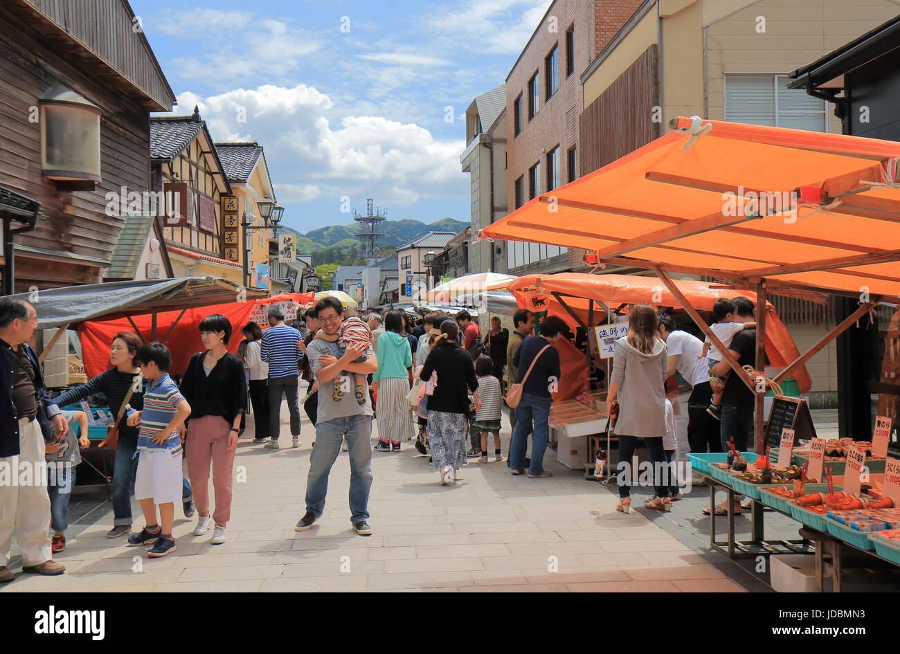 Japanese street market hi-res stock photography and images - Alamy