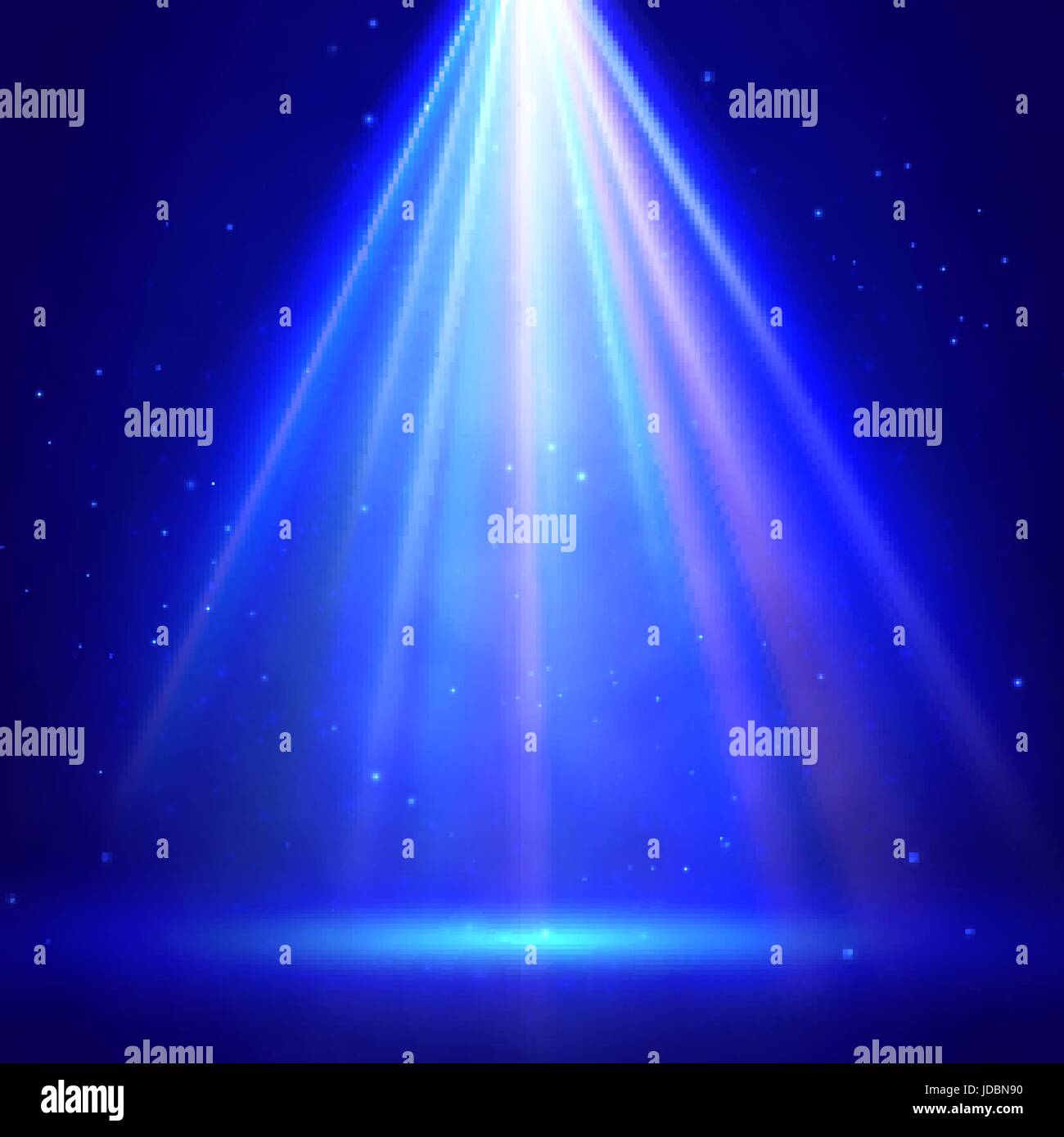 Blue stage illumination with spotlights Stock Vector Image & Art - Alamy