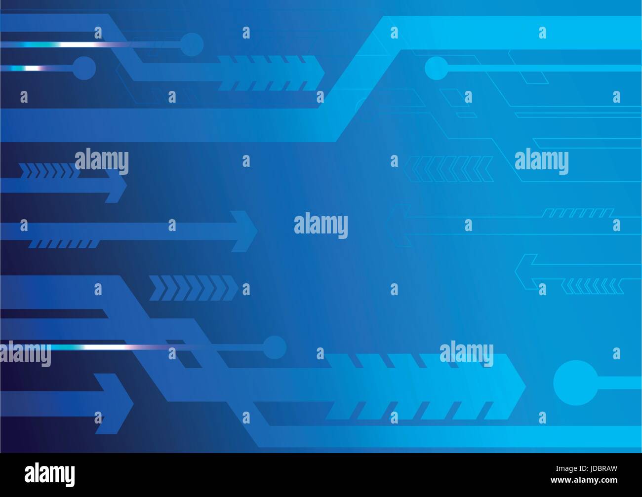 Blue Arrows Abstract, Abstract technology background vector ...
