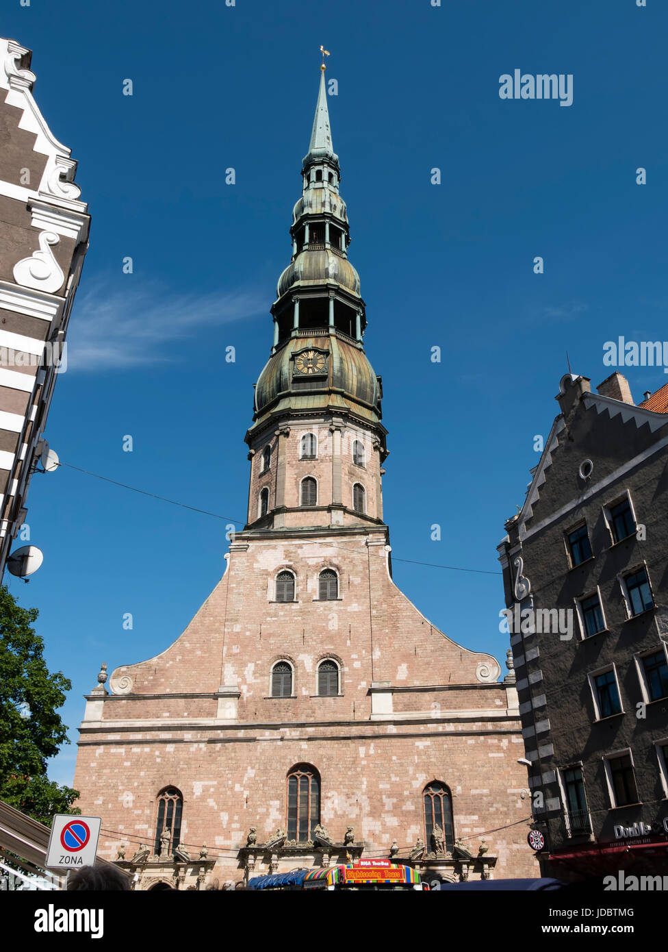 Riga st peters church tower hi-res stock photography and images - Alamy
