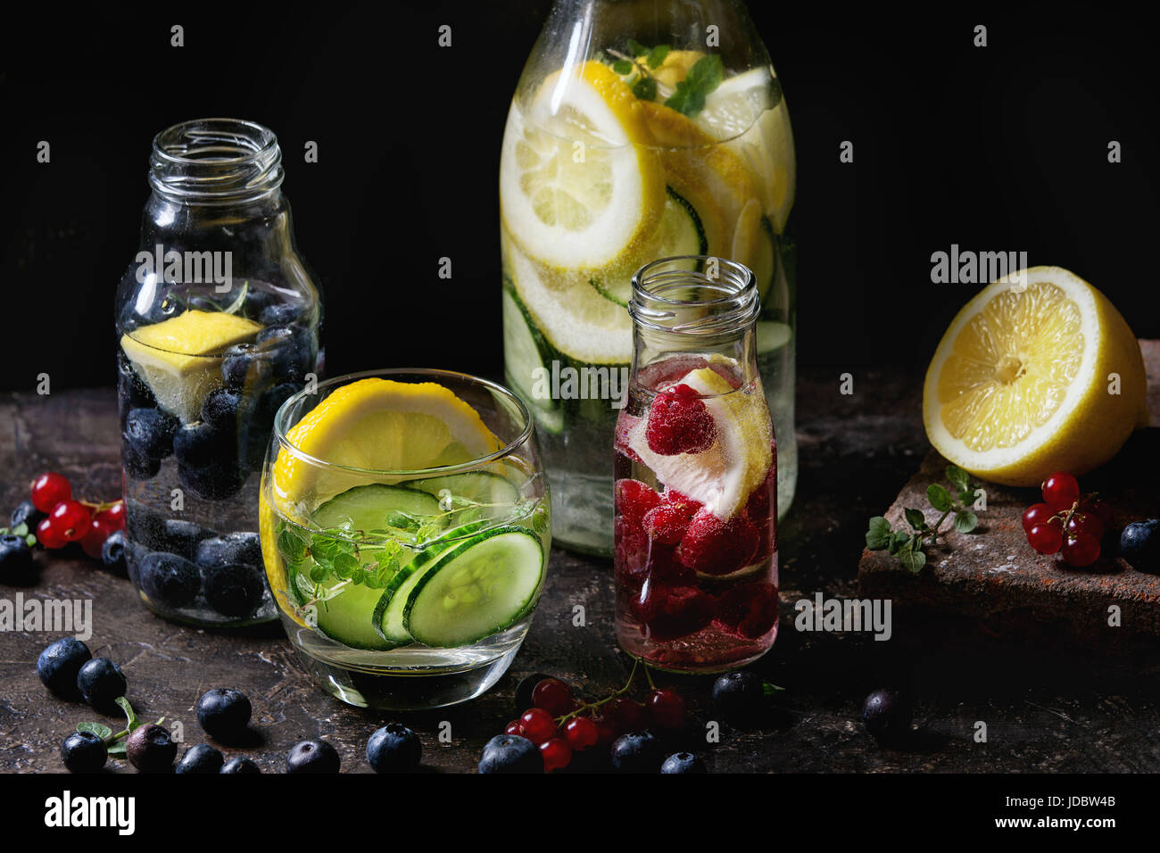 Citrus cucumber sassy water Stock Photo - Alamy