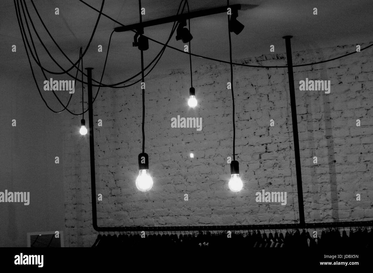Lighting, Light, Design, Interior, Bulb, Bulbs,Wire, Wires, Lamps Stock ...