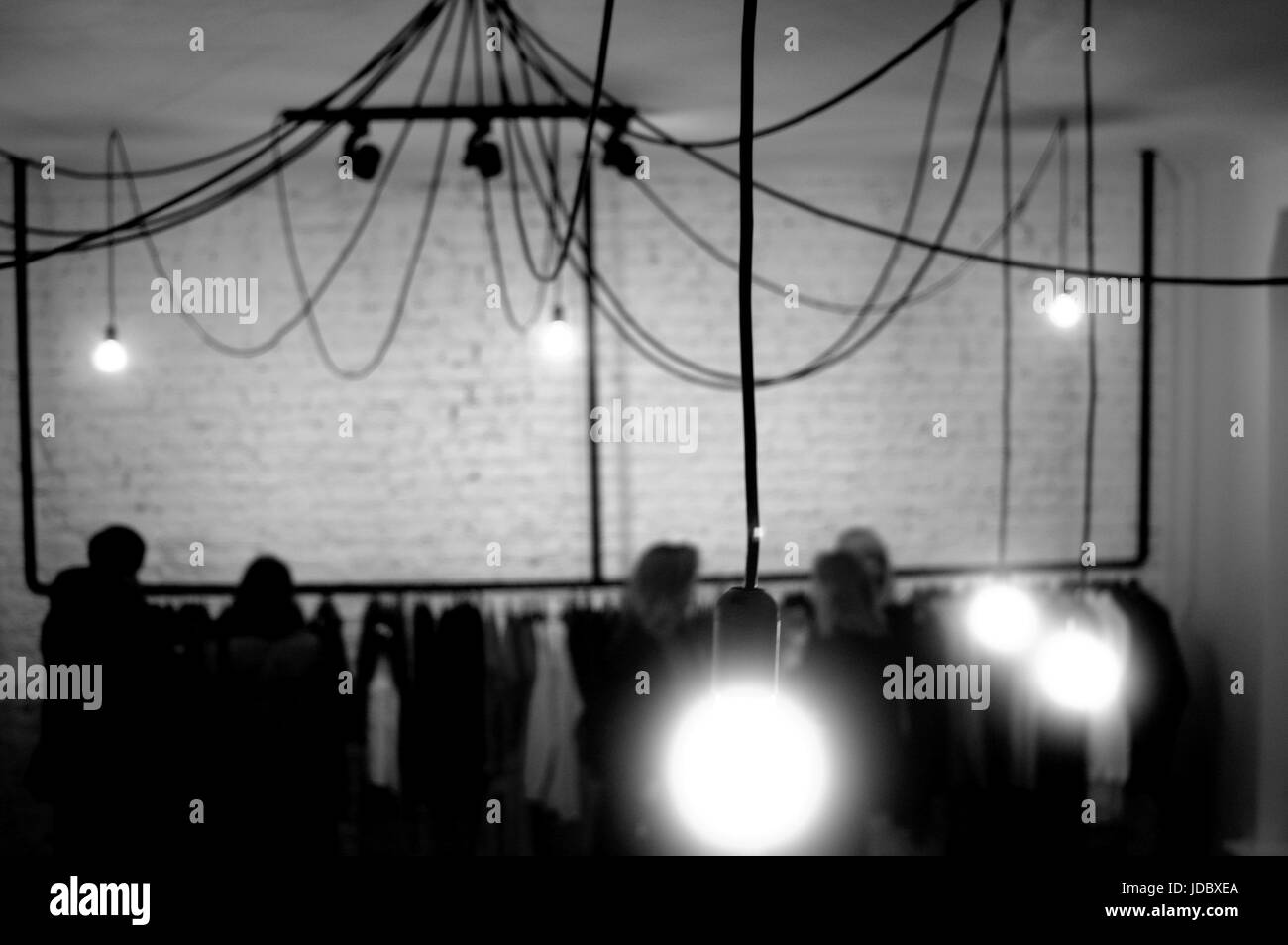 Wire light bulbs Black and White Stock Photos & Images - Alamy