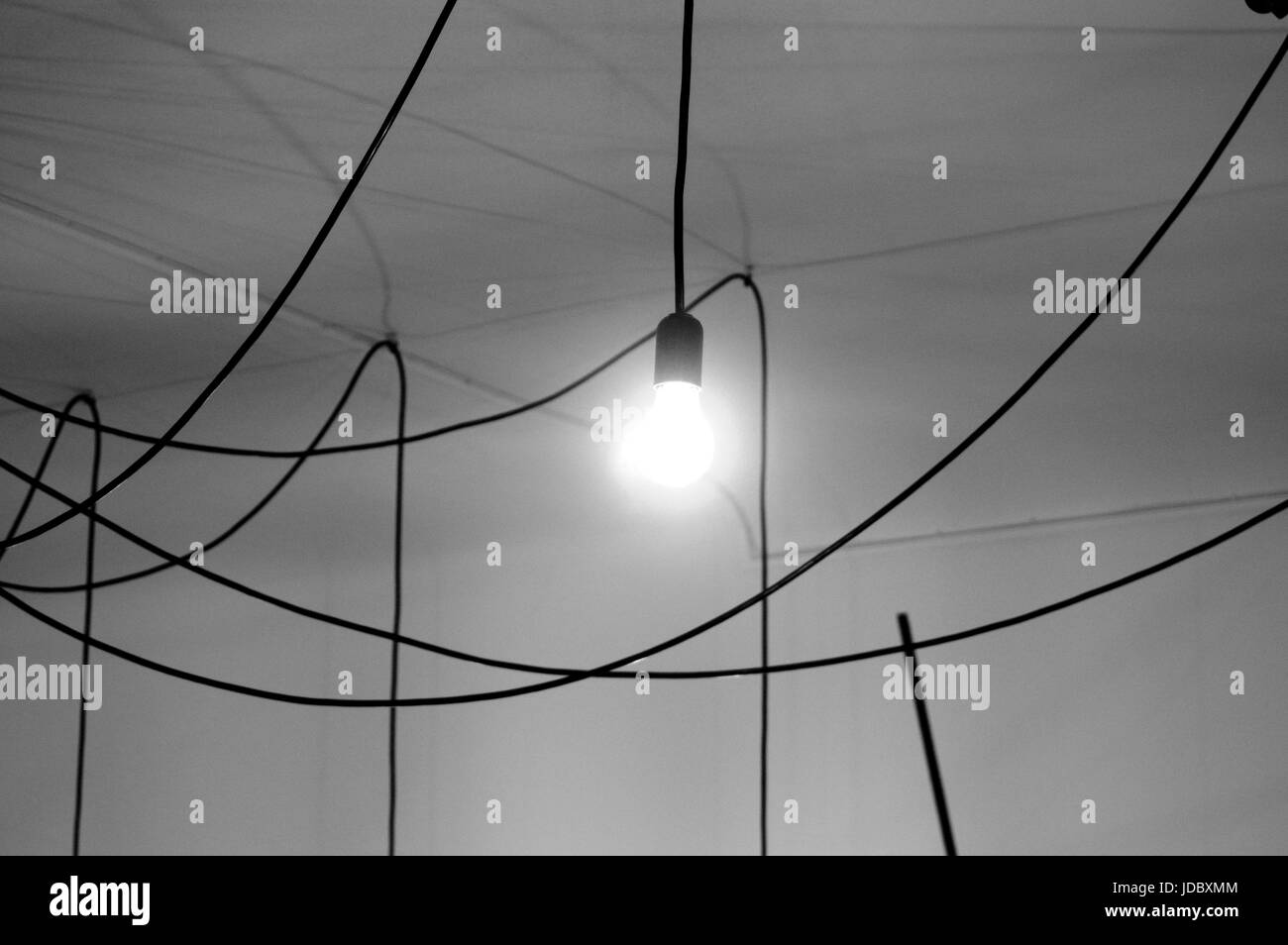 Lighting, Light, Design, Interior, Bulb, Bulbs,Wire, Wires, Lamps Stock ...