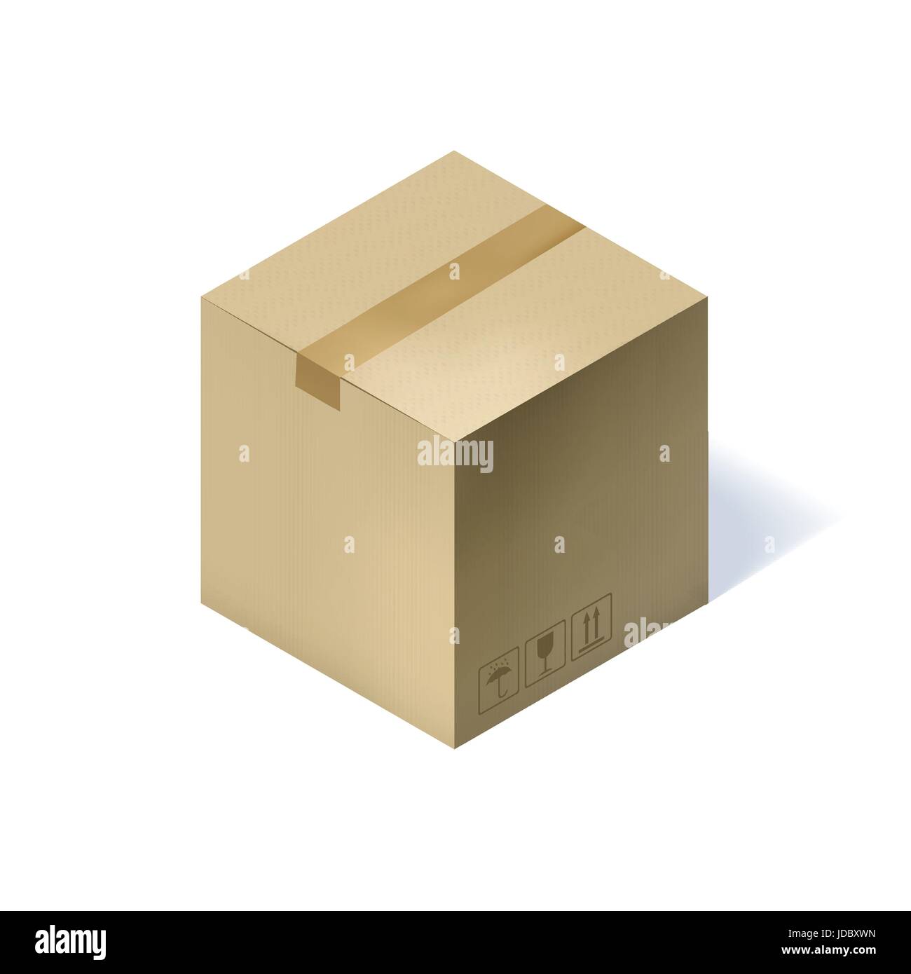 Fragile flat icon isolated Stock Vector Images - Alamy