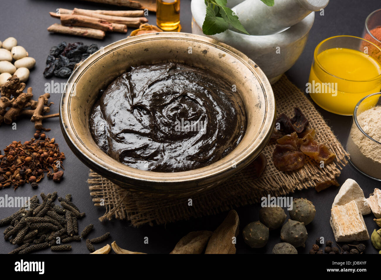 Indian Ayurvedic dietary supplement called Chyawanprash ...