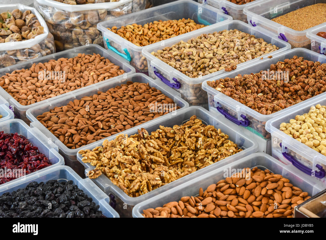 Various exotic nuts hi-res stock photography and images - Alamy