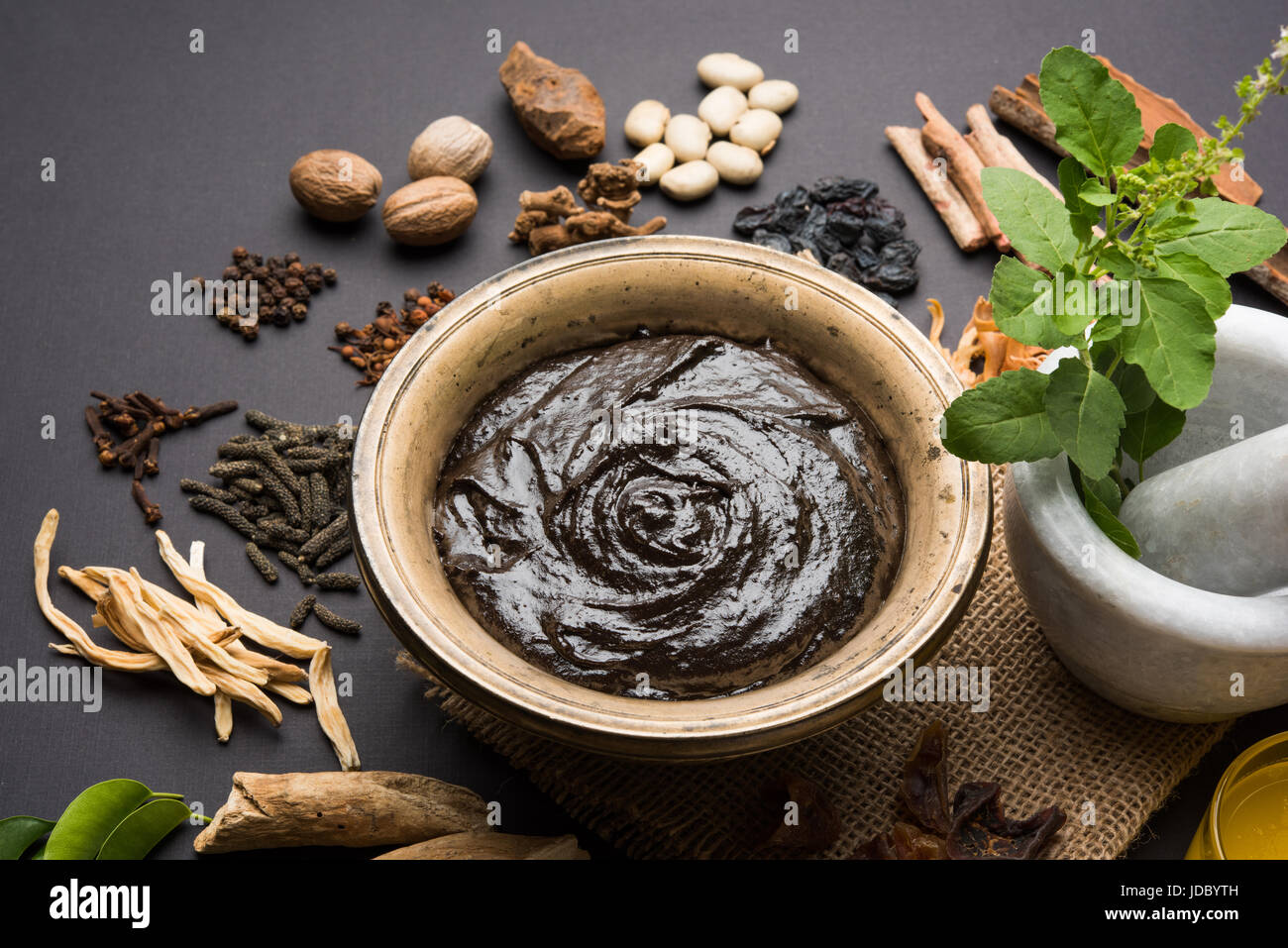 Indian Ayurvedic dietary supplement called Chyawanprash ...