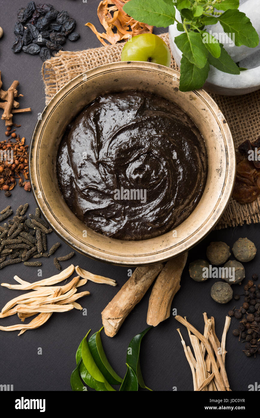 Indian Ayurvedic dietary supplement called Chyawanprash ...
