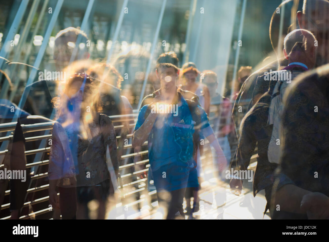 Rush hour in Central London Stock Photo - Alamy