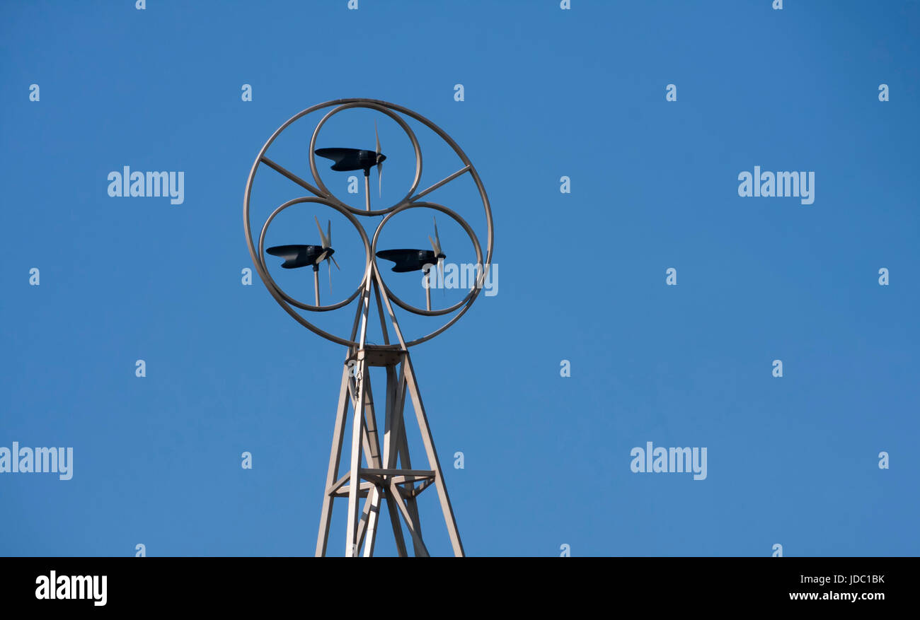 Wind Electricity Generator Stock Photo - Alamy