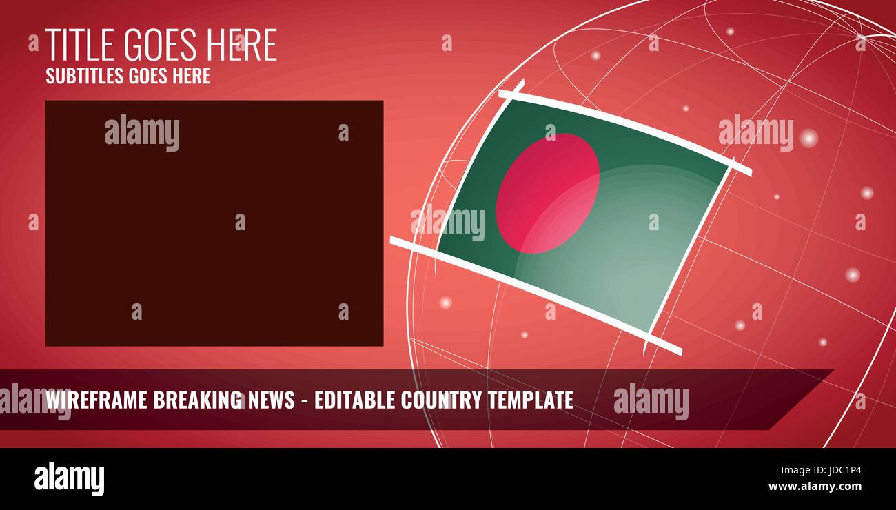 Breaking news television banner hi-res stock photography and images - Alamy